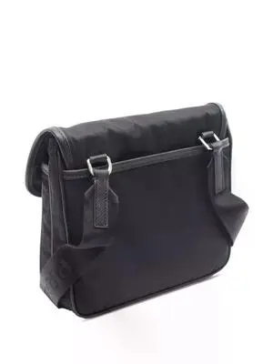 Prada Saffiano Trimmed Tessuto Messenger Bag