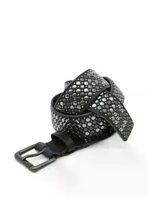 HTC LOS ANGELES Nest Studded Leather Belt