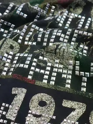 HTC LOS ANGELES Bob Marley Studded T-shirt - Black