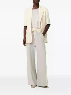 HANITA Asymmetric Draped Top - Neutrals