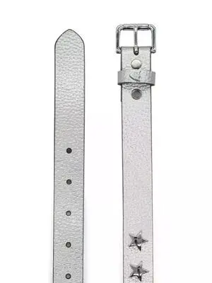HTC LOS ANGELES Star-studded Belt - Silver