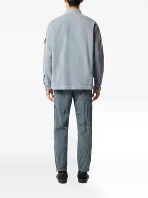 Stone Island Compass-motif Corduroy Shirt Jacket