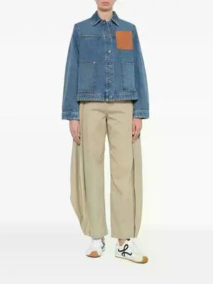 Loewe Anagram-patch Leather Jacket