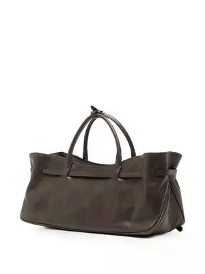 MARGESHERWOOD Grandma Buckled Leather Tote Bag