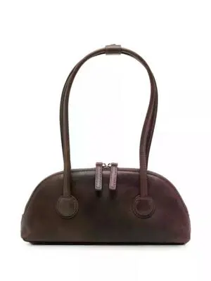 MARGESHERWOOD Bessette Curved-zip Shoulder Bag - Brown