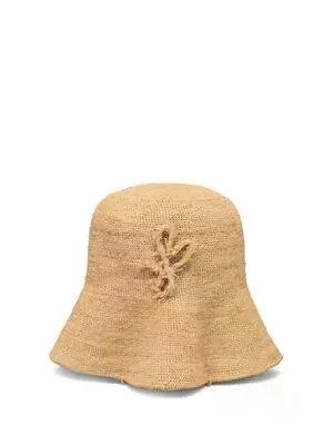 Ruslan Baginskiy The Hatbag Straw Shoulder Bag