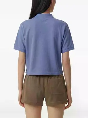 Sporty & Rich Logo-embroidered Piqué Polo Shirt