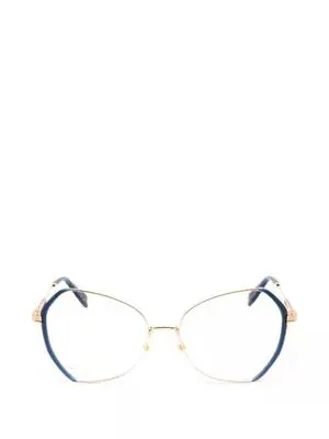 Marc Jacobs Geometric-frame Glasses - Gold