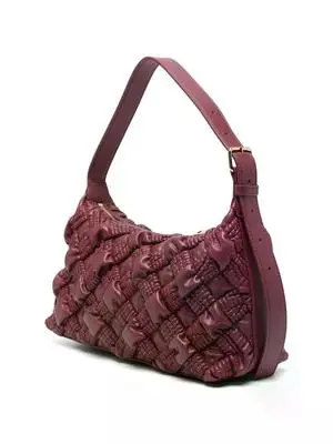 Moschino Quilted Logo-plaque Shoulder Bag