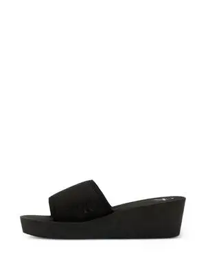 Calvin Klein Logo-embroidered Sandals