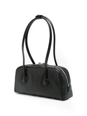 MARGESHERWOOD Soft Boston Logo-debossed Leather Shoulder Bag