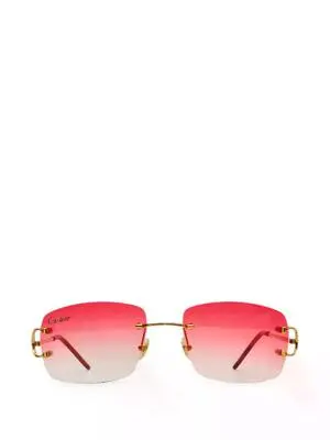 Cartier C Motif Sunglasses - Gold