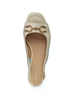 Geox New Eraklia Horsebit-detail Slingback Sandals