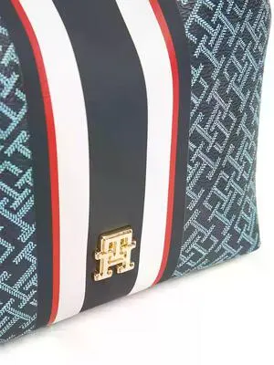 Tommy Hilfiger Th Monoplay Monogram Bucket Bag