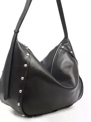 HTC LOS ANGELES Studded Leather Shoulder Bag