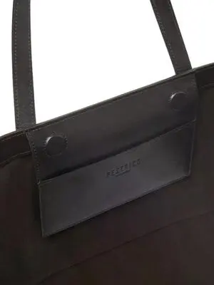 Peserico Calf Leather Tote Bag With Logo Deboss