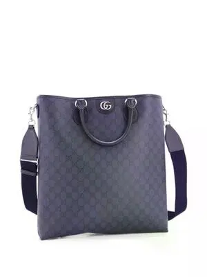 Gucci Ophidia Convertible Gg Coated Canvas Medium Tote Bag