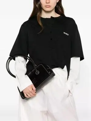 MARGESHERWOOD Contrast Stitch Logo-embossed Tote Bag
