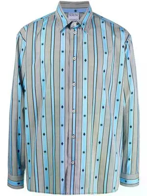 COUNTY OF MILAN Striped Button-up Shirt