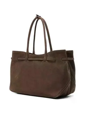 MARGESHERWOOD Buckled Suede Tote Bag