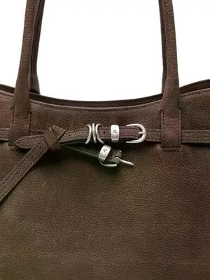 MARGESHERWOOD Buckled Suede Tote Bag