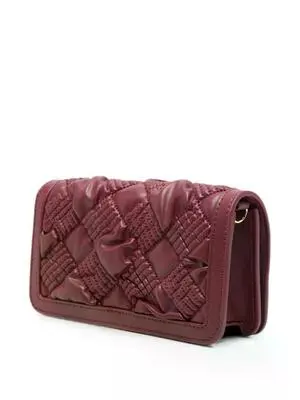 Moschino Quilted Logo-plaque Crossbody Bag