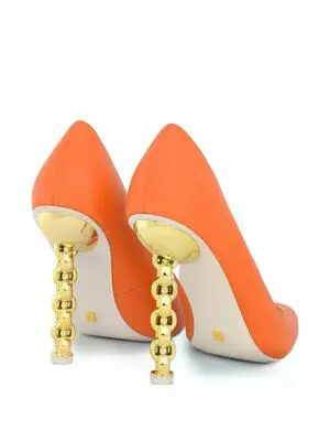 KAT MACONIE Lydia Chain-link Pumps - Orange
