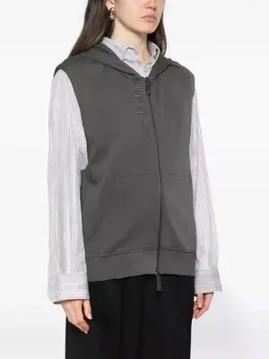 Max Mara Sleeveless Zip-fastening Hoodie