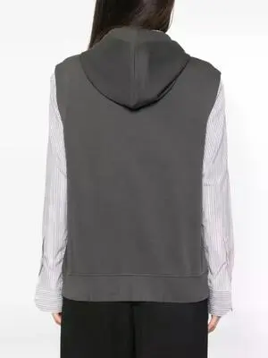Max Mara Sleeveless Zip-fastening Hoodie