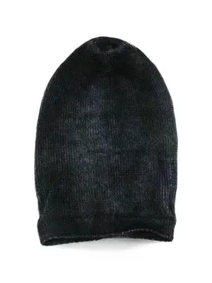 Avant Toi Knitted Beanie Hat - Blue