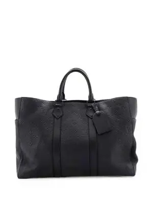LOUIS VUITTON Sac Plat 24h Monogram Taurillon Leather Shoulder Bag
