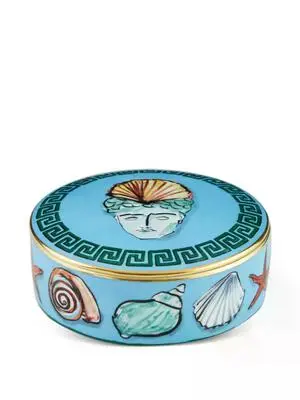 GINORI 1735 X Luke Edward Hall Il Viaggio Di Nettuno-print Trinket Box - Blue