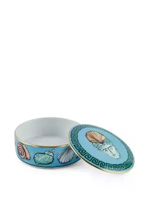 GINORI 1735 X Luke Edward Hall Il Viaggio Di Nettuno-print Trinket Box - Blue