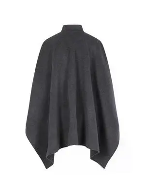 RÓHE Pankou-knot Stand-collar Cape