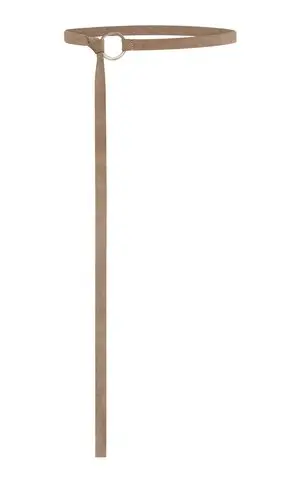 ST. AGNI Suede Tie Belt - Nude
