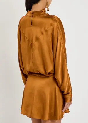 Isabel Marant Étoile Neline Draped Satin Top