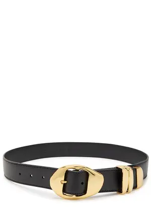 AMANU The Grumeti Leather Belt - Black