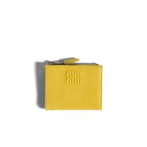 Miu Miu Small Leather Wallet - Cedar