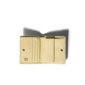 Miu Miu Small Matelassé Nappa Leather Wallet