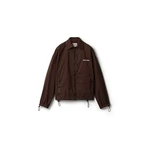 Miu Miu Washed Gabardine Blouson Jacket - Ebony