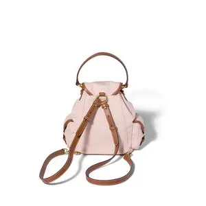 Miu Miu Canvas And Leather Backpack