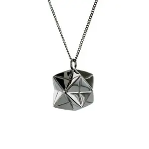 ORIGAMI JEWELLERY Magic Ball Necklace Gun Metal - Gray