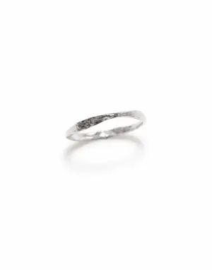 INARI JEWELLERY Organic Tapered Stacking Ring Sterling - Silver