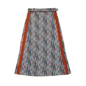 Dolores Promesas Carolina Flare Midi Skirt - Blue