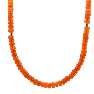 LORI KAPLAN DESIGN Opal Gold Choker - Orange