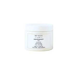 MY KISAS Neutrals Velvet Fig Face Scrub With Prickly Pear, Argan Oil, Beeswax - Orange