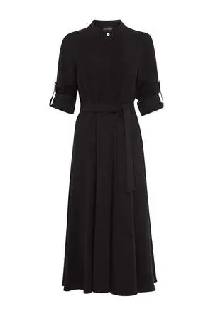 JAMES LAKELAND Roll Sleeve Midi Dress