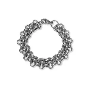 A WEATHERED PENNY Knit Bracelet - Silver
