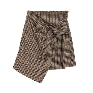 Dolores Promesas Margot Draped Skirt - Grey