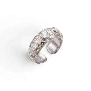 MARTINA ROZENBERG SMIRA JEWELRY Abrazo Cuff - Silver